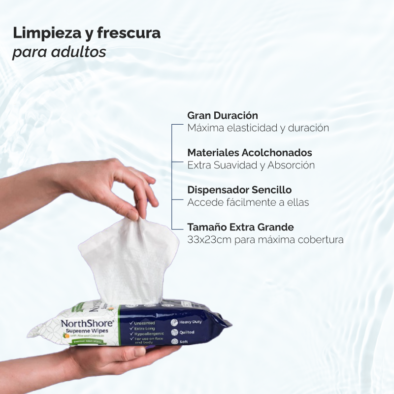 Toallas Húmedas Supreme para Hogar - Northshore Care Presentación ...